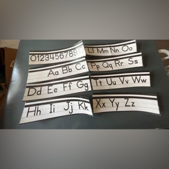 Office | Number And Alphabet Line For Bulletin Board | Poshmark